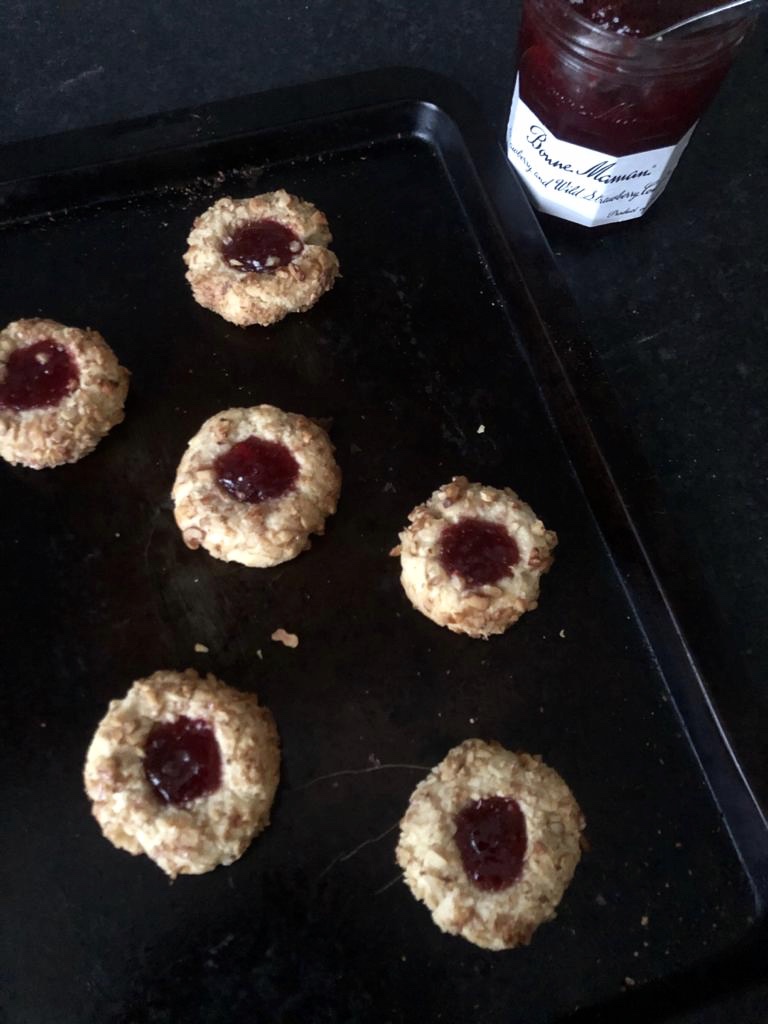 Jam thumbprint cookies – Life and Times of Piyu
